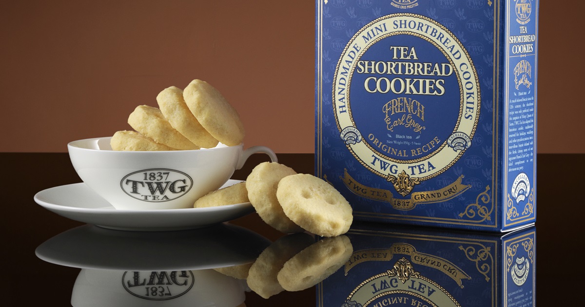 French Earl Grey Shortbread Cookies | TWG Tea