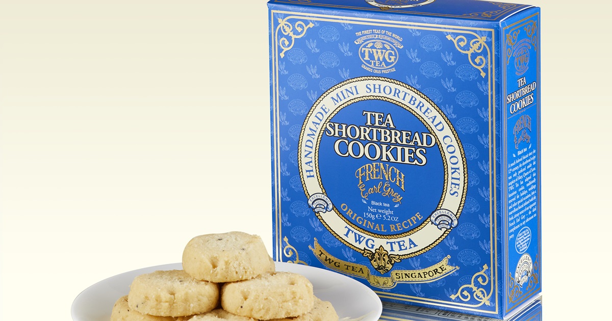 French Earl Grey Shortbread Cookies | TWG Tea