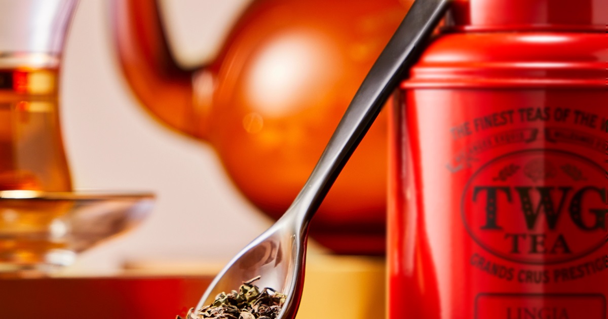 Buffalo Horn Tea Scoop in Brown | TWG Tea