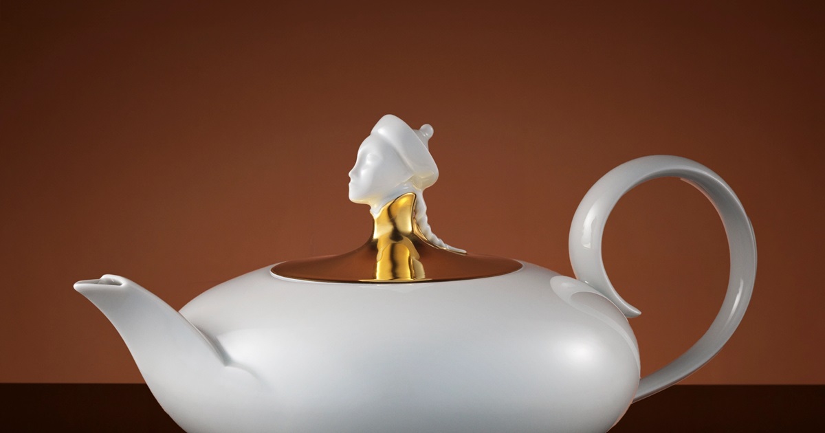 Chinoiserie Teapot in Gold (1.2L) | TWG Tea