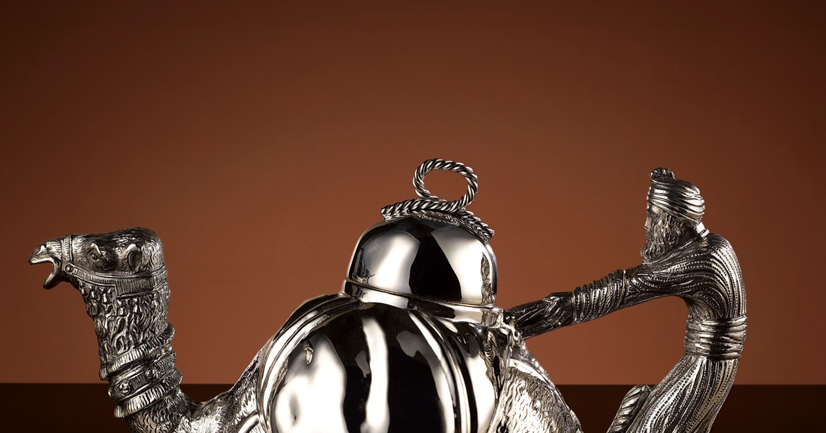 Emir Teapot with Silver Plating (700ml) | TWG Tea