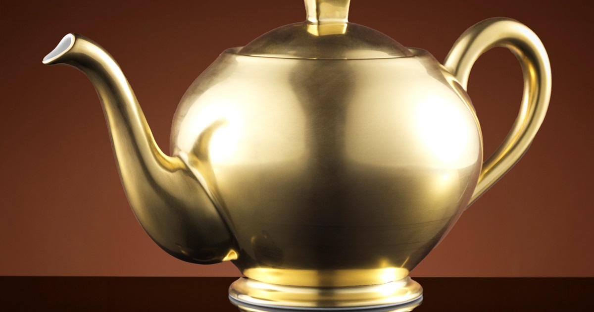 Glamour Teapot in Gold (450ml) | TWG Tea