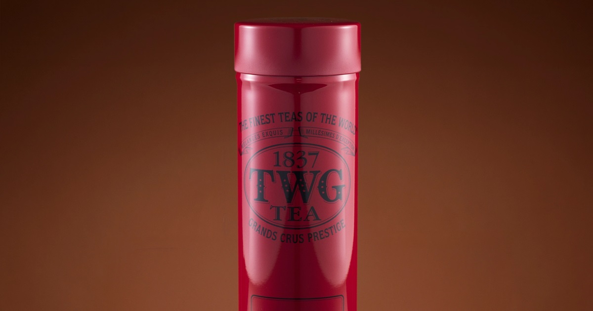 Modern Tea Tin in Red (100g) | TWG Tea
