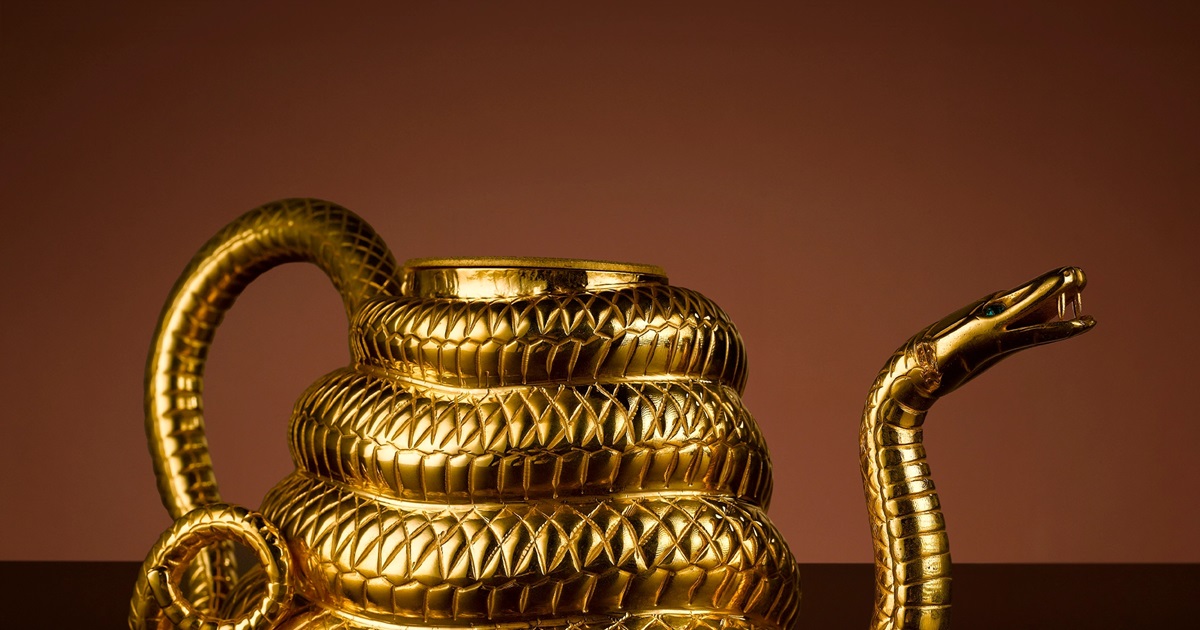 Sahara Teapot with Gold Plating (600ml) | TWG Tea