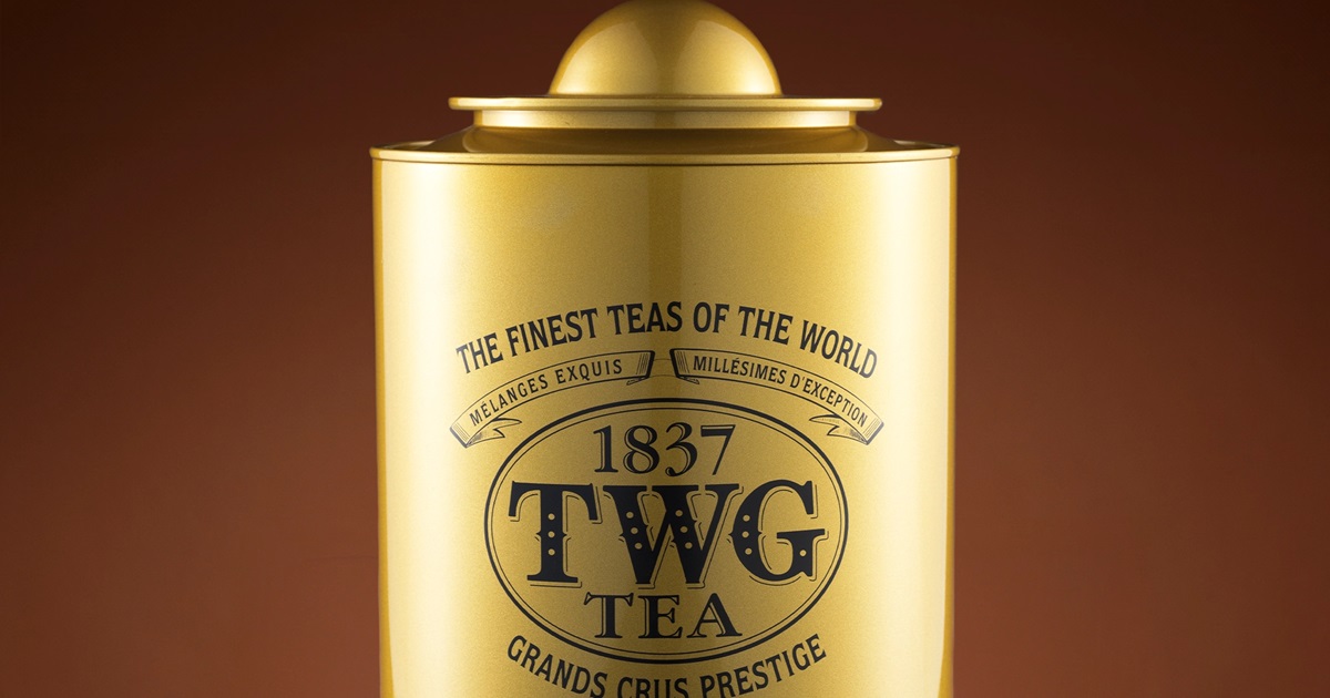 Saturn Tea Tin in Gold (1kg) | TWG Tea