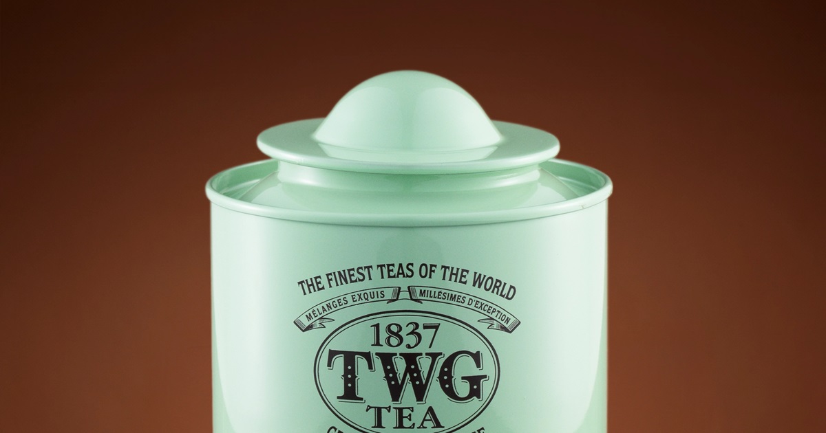 Saturn Tea Tin in Green (100g) | TWG Tea