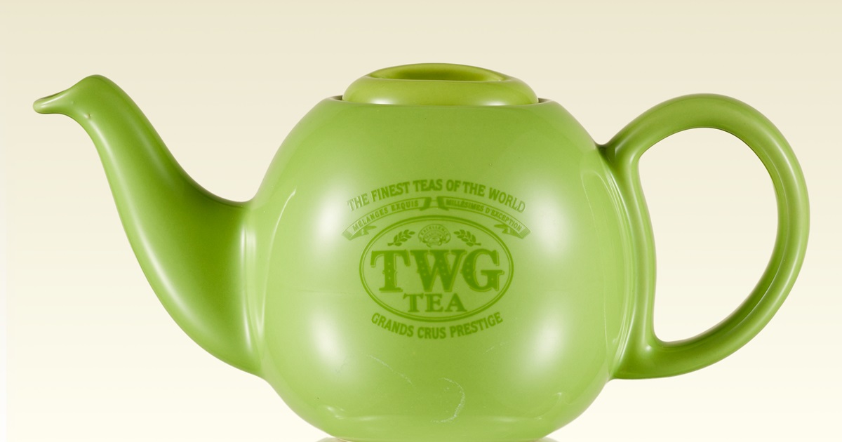 Design Orchid Teapot in Green (500ml) | TWG Tea