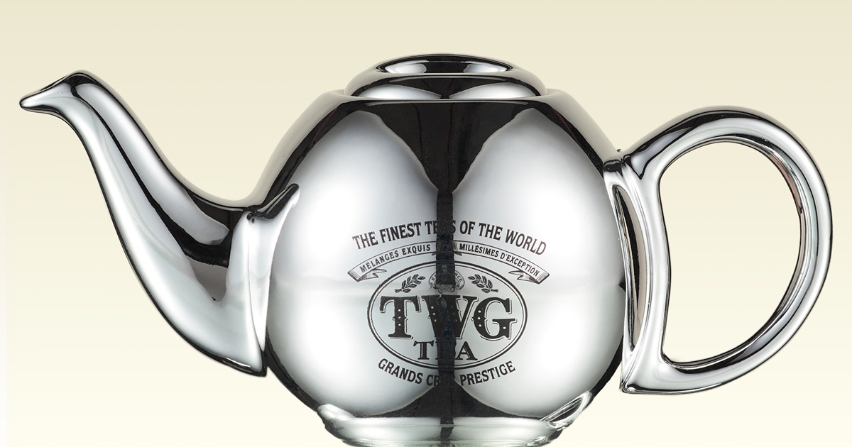 Design Orchid Teapot in Silver (500ml) | TWG Tea