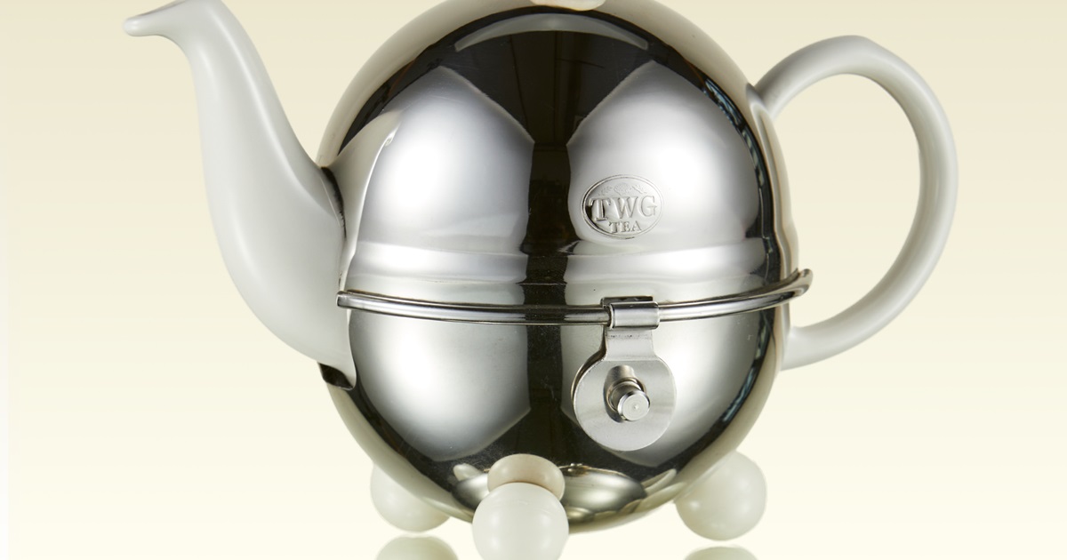 Design Teapot in White (180ml) | TWG Tea