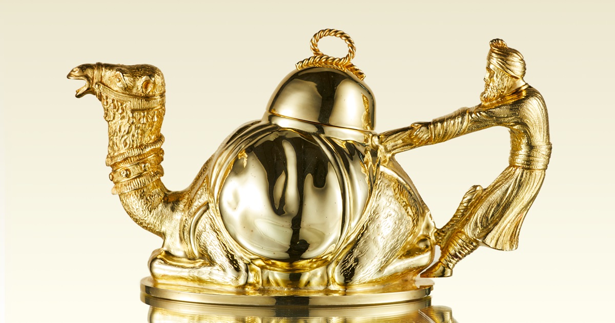 Emir Teapot with Gold Plating (700ml) | TWG Tea