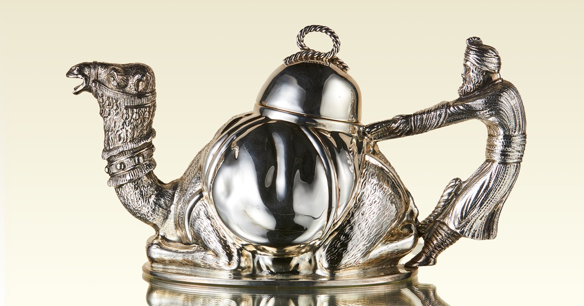 Emir Teapot in Sterling Silver (700ml) | TWG Tea