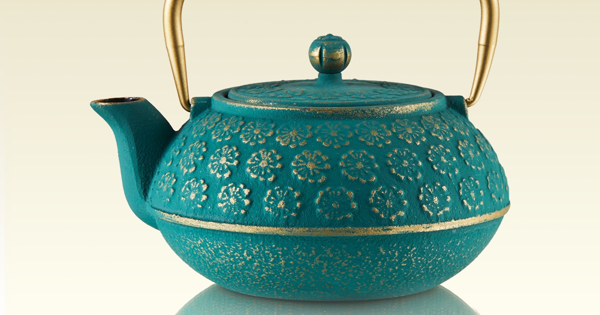 Sakura Teapot in Green (600ml) | TWG Tea