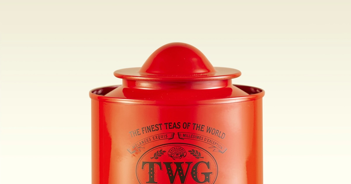 Saturn Tea Tin in Red (100g) | TWG Tea