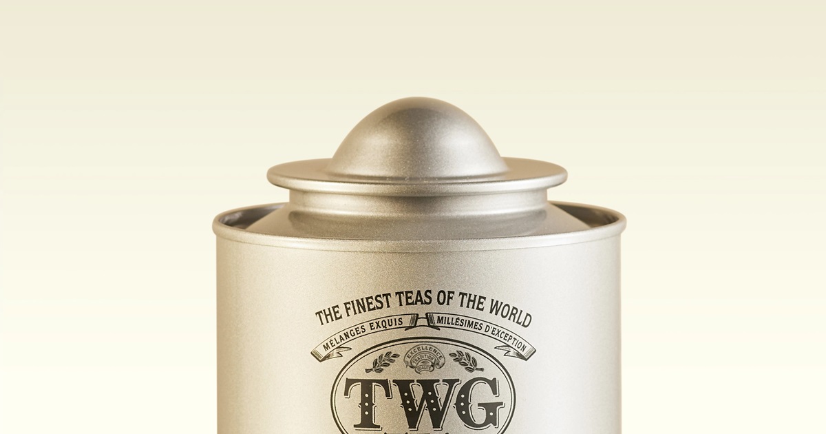 Saturn Tea Tin in Silver (100g) | TWG Tea
