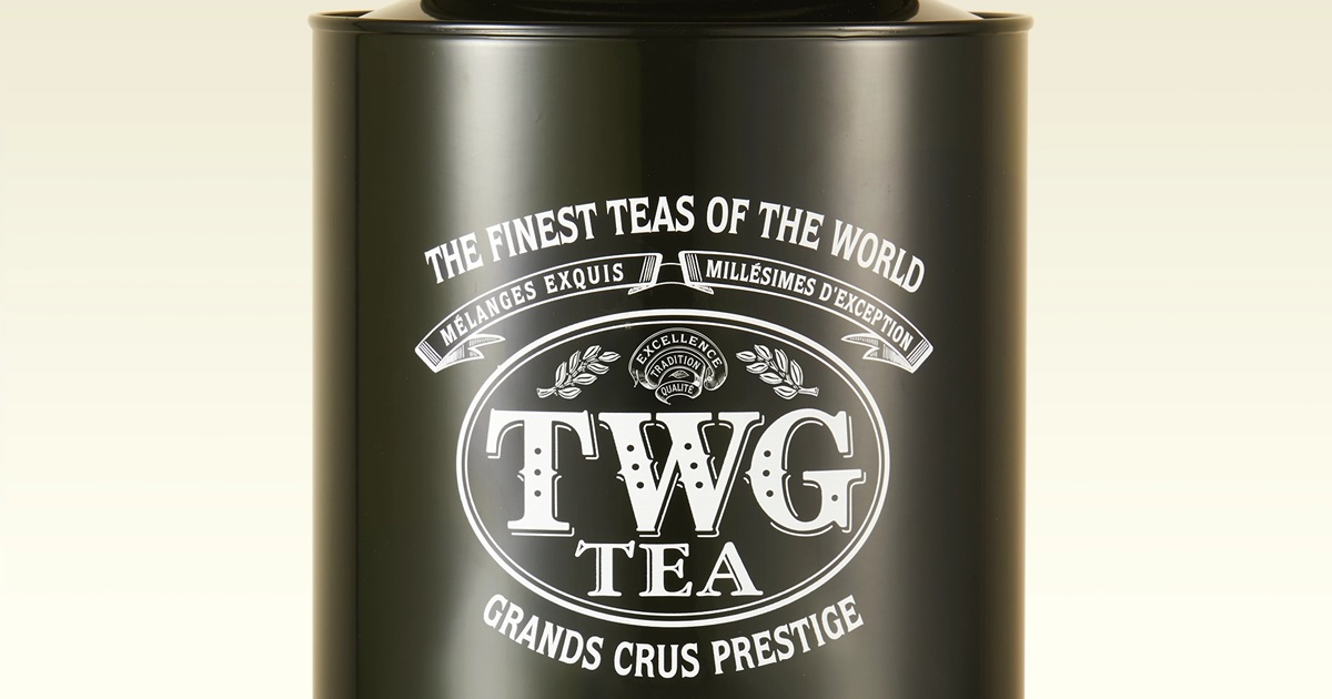 Saturn Tea Tin in Black (1kg) | TWG Tea