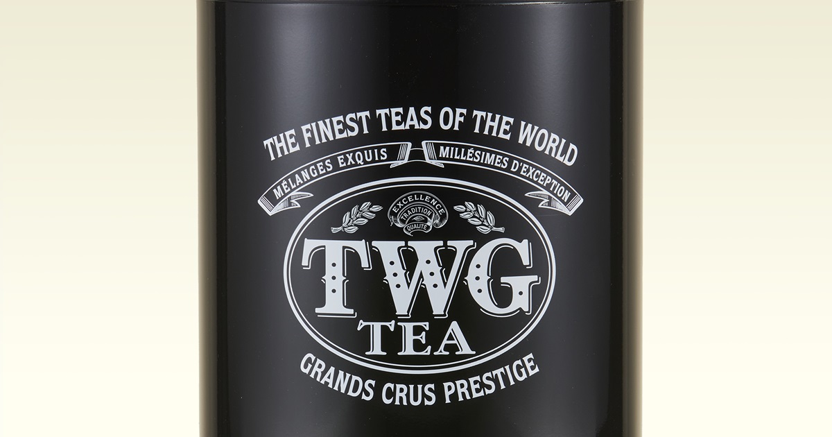 Saturn Tea Tin in Black (1kg) | TWG Tea