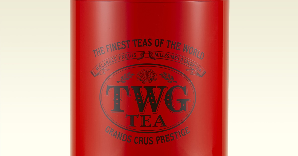 Saturn Tea Tin in Red (1kg) | TWG Tea