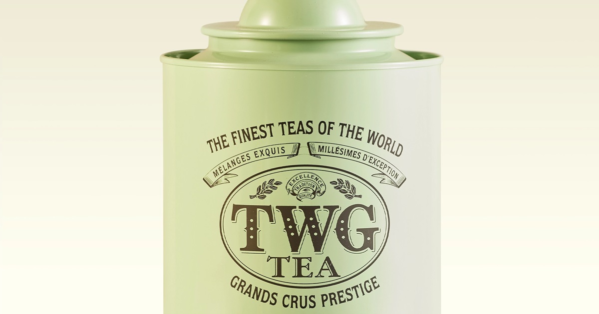 Saturn Tea Tin in Green (250g) | TWG Tea