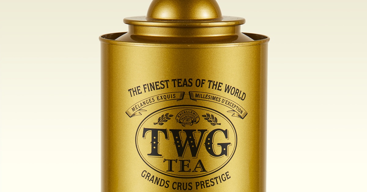 Saturn Tea Tin in Gold (250g) | TWG Tea