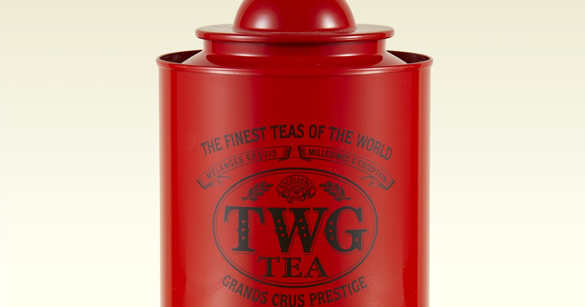 Saturn Tea Tin in Red (250g) | TWG Tea