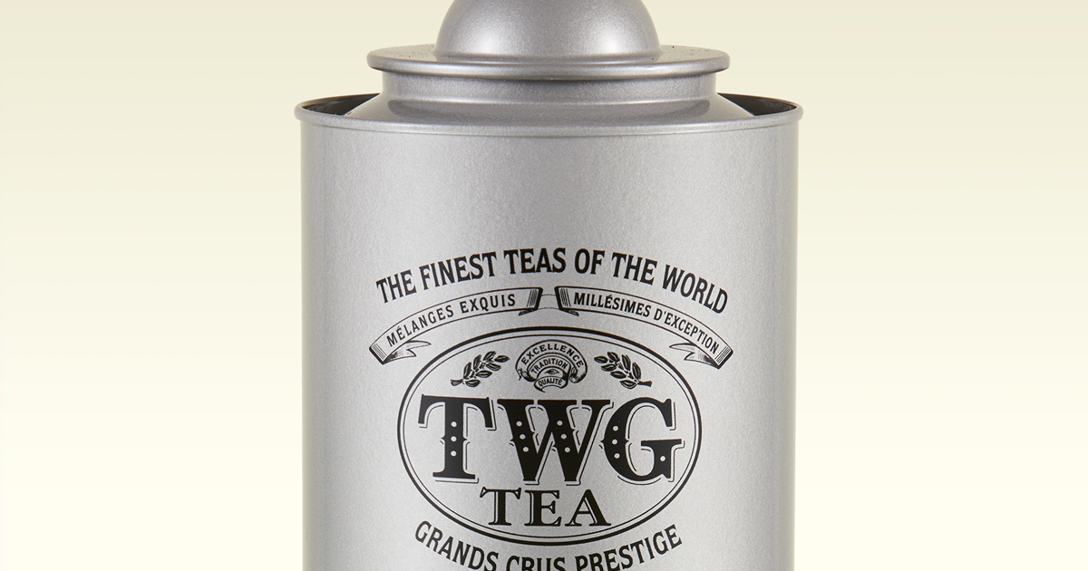 Saturn Tea Tin in Silver (250g) | TWG Tea