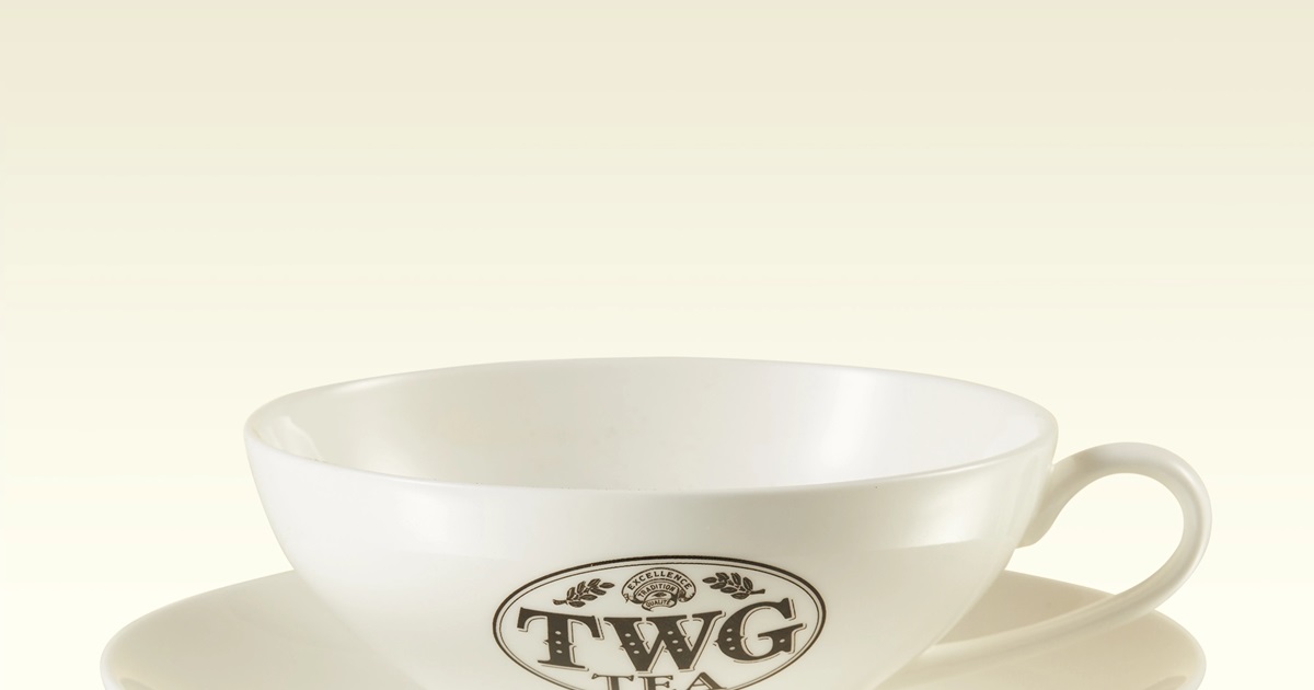 TWG Tea Afternoon Teacup and Saucer | TWG Tea