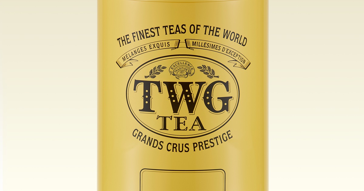 Artisan Tea Tin in Yellow (1kg) | TWG Tea