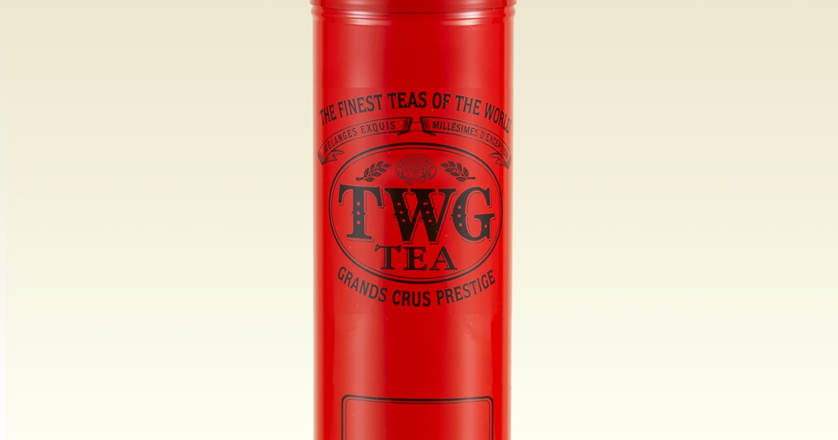Modern Tea Tin in Red (100g) | TWG Tea