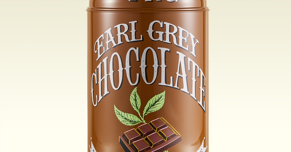 Hand-Painted Artisan Tea Tin, Chocolate Earl Grey | TWG Tea