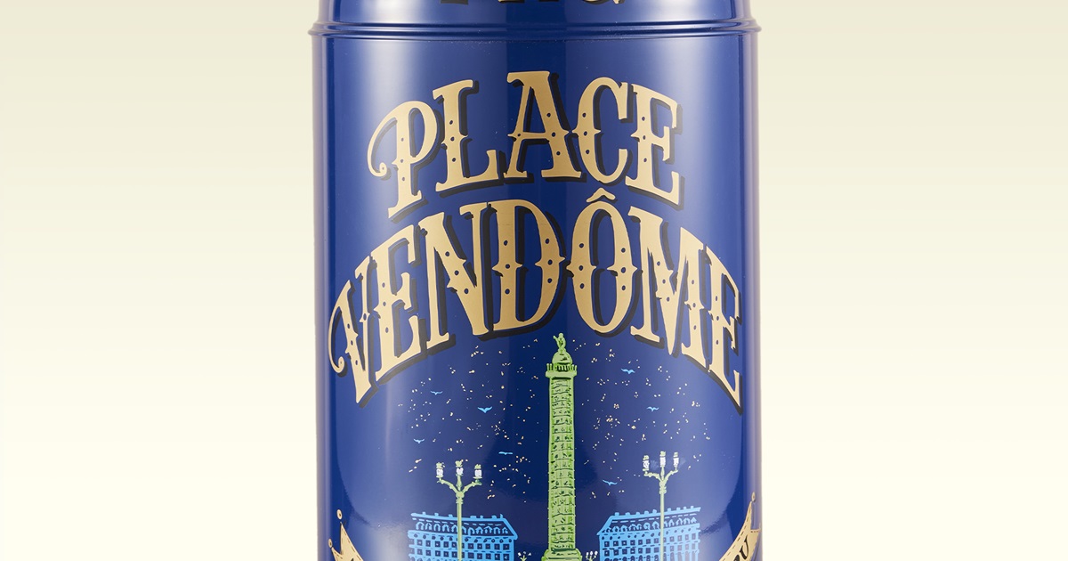 Hand-Painted Artisan Tea Tin, Place Vendôme Tea | TWG Tea