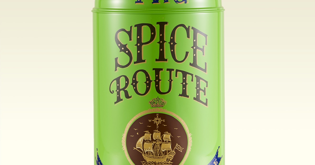 Hand-Painted Artisan Tea Tin, Spice Route Tea | TWG Tea