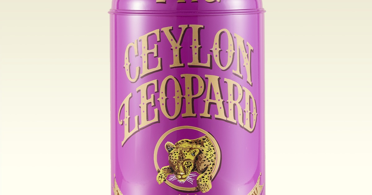 Hand-Painted Artisan Tea Tin, Ceylon Leopard Tea | TWG Tea