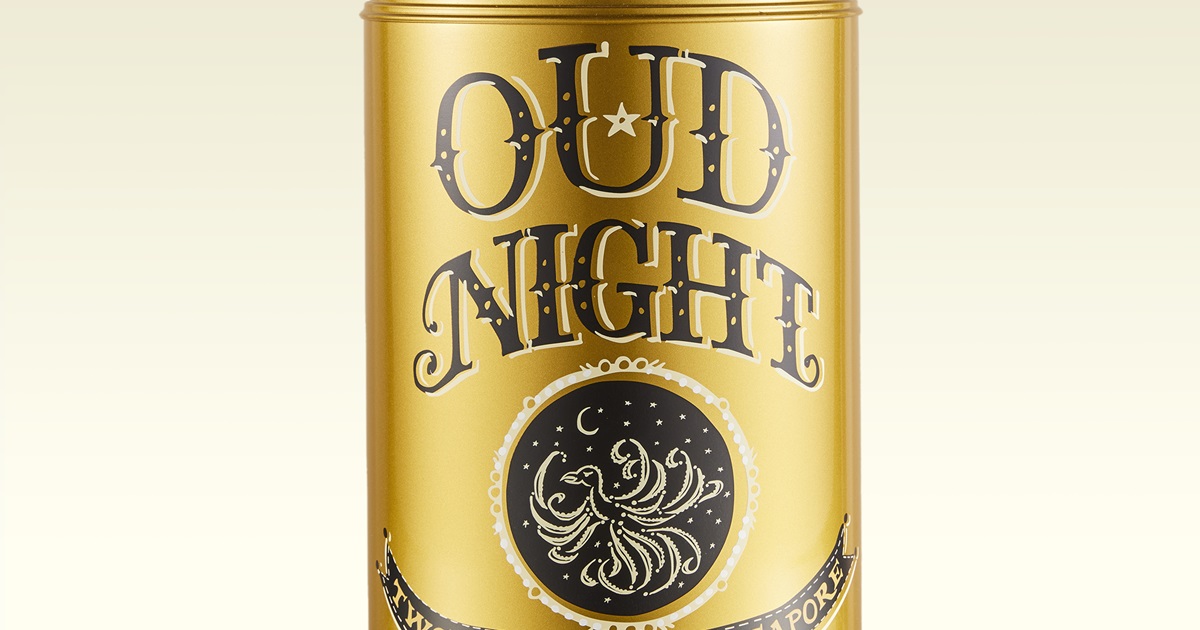 Hand-Painted Artisan Tea Tin, Oud Night Tea | TWG Tea